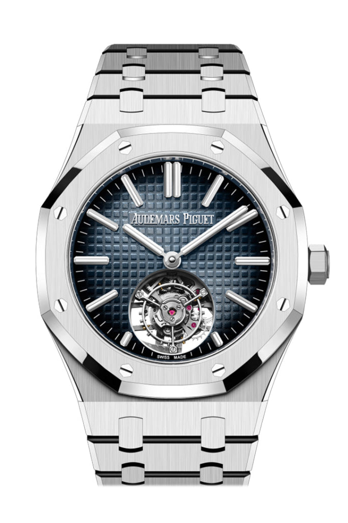Audemars Piguet Royal Oak Tourbillion Blue Dial 26730ST.OO.1320ST.01 D ...