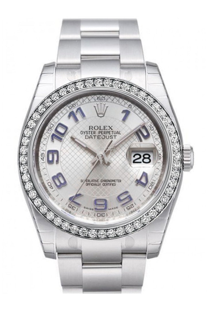 Rolex Datejust Custom Diamond Bezel 116200 | WatchGuyNYC