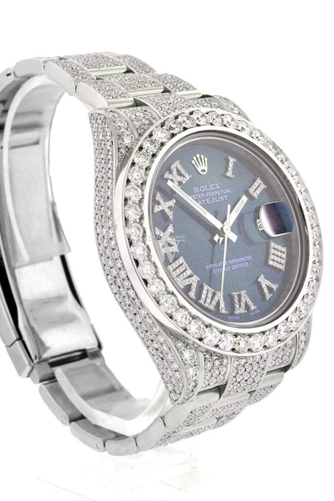 ROLEX Custom Diamond Datejust 41 Dial Yellow Gold 116300 | WatchGuyNYC